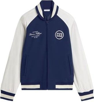 Tommy Hilfiger Veste universitaire en coton m&eacute;lang&eacute;
