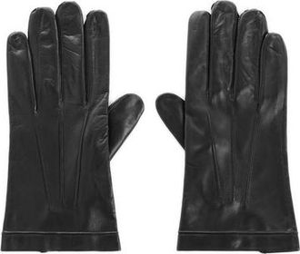 Saison 1865 Gants avec détails ganse en cuir