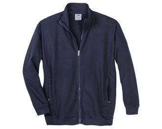 Ahorn Sportswear Sweatjacke &Uuml;bergr&ouml;&szlig;e Stehkragen Sweatjacke dunkelblau Ahorn