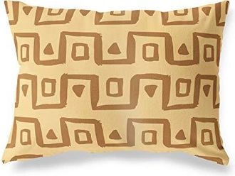 Bonamaison Le Jardin du Lin Kissen Zierkissenbezug Brauntöne Kissenbezug, Weich Bequem, Für Zuhause Autos Büro Sofa Wohnzimmer Couch Schlafzimmer Dekor, 35x50 Cm