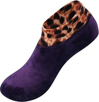 Generic Chaussettes Femme Chaussettes Chaudes Femme Chaussettes Thermiques Femme De Classique L&eacute;opard Antid&eacute;rapantes Pour Usage Int&eacute;rieur Style Tendance Et Ch