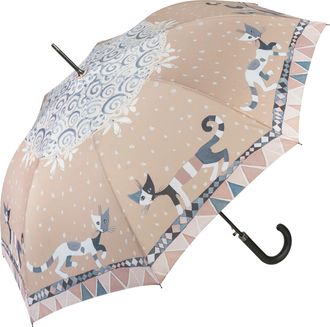 Von Lilienfeld Regenschirm Rosina Wachtmeister Brunello Auf-Automatik Damen Kunst Katze Stabil