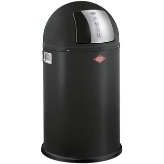 WESCO Poubelle &laquo; Pushboy Junior &raquo; noir mat