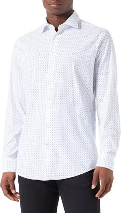Seidensticker Mens Regular Fir Langarm Hemd Shirt, Hellblau, 38