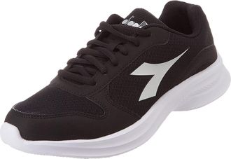 Diadora Womens Robin 4w Gymnastics Shoe, Black Black Silver White, 38 EU