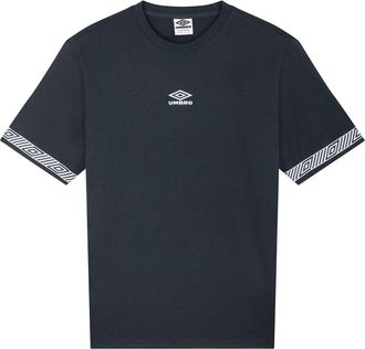 Umbro Herren Sports Style Supporters Tee T-Shirt, Colleigate Blue/White, S