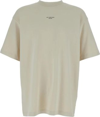 Dr&ocirc;le de Monsieur Homme, Tops, Beige, Taille: XL Slogan Classique T-Shirt