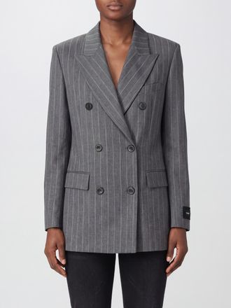 Pinko Blazer crois&eacute; New Guinea en laine m&eacute;lang&eacute;e Prince de Galles