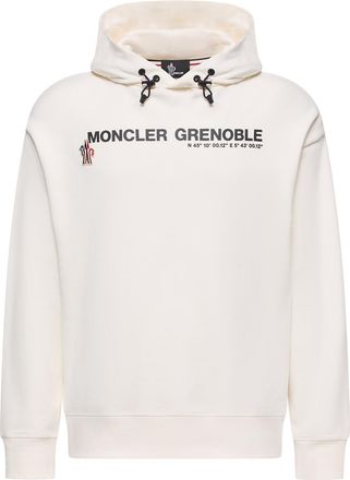 Moncler Moncler Logo Cotton Hoodie, Men, Gray, Size: 3xl