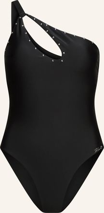 Karl Lagerfeld Badeanzug schwarz