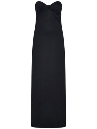 Rosetta Getty robe bustier à détail torsadé - Noir