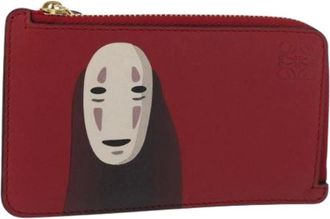 Loewe Porte-cartes Pre-owned - Femme - Pre-owned - Rouge - Taille: ONE Size