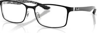 Ray-Ban Rb8424 Optics Silber Fassung Klar Glas Polarisiert 55-18
