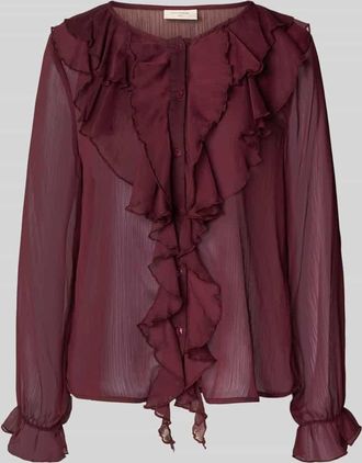 Freequent Regular Fit Bluse mit Rüschen Modell Ditte