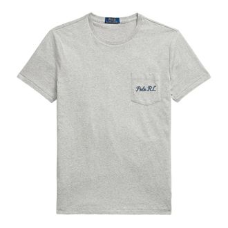 Polo Ralph Lauren Homme, Tops, Gris, Taille: S T-Shirt Jersey Coupe Classique Polo Bear