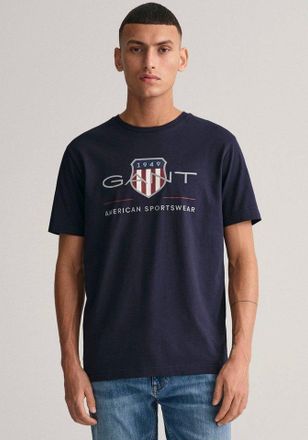 GANT T-Shirt REG ARCHIVE SHIELD SS T-SHIRT mit Logodruck auf der Brust