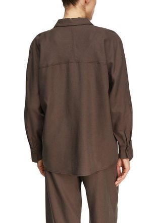 Comma Langarmbluse mit Leinen