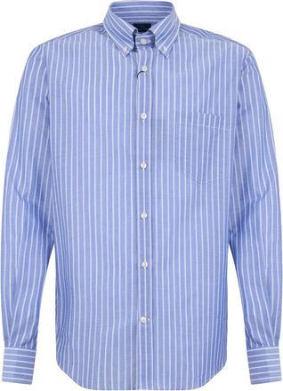 Paul & Shark Gestreiftes Langarmhemd - - Shirts - Herren - Blau - 4XL