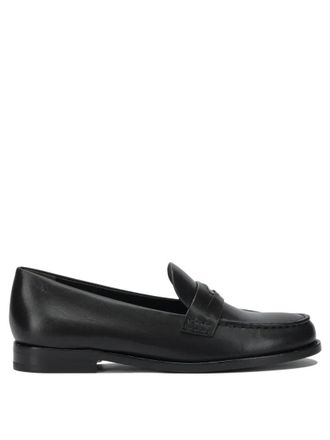 Tory Burch Bovine Leather Loafers - Gr. 5_5 - in Schwarz