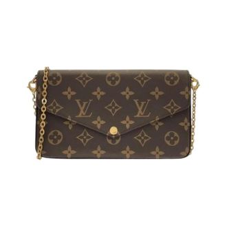 Louis Vuitton Pre-owned Coated Canvas Shoulder Bag - - Pre-owned - Damen - Braun - ONE SIZE
