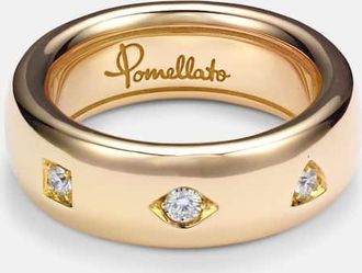 POMELLATO Ring Iconica aus 18kt Roségold mit Diamanten