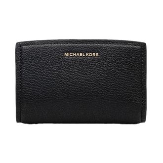 Michael Kors Bryant Medium Geldb&ouml;rse aus genarbtem Leder - - Accessories - Damen - Schwarzk - ONE SIZE