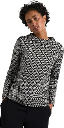 Street One Damen A322112 Shirt Mit Turtleneck, Night Sky Blue,40