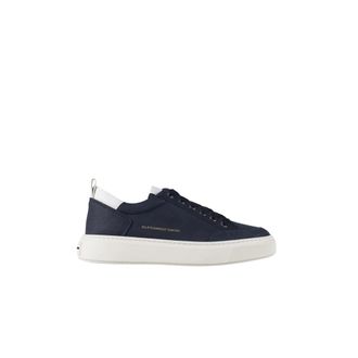 Alexander Smith Bond Mann in blauem Nubuk und wei&szlig;en Lederelementen - - Shoes - Herren - Blau - 40 EU