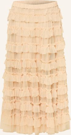 AllSaints Allsaints T&uuml;llrock Mit R&uuml;schen rosa