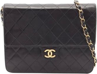 Chanel Sac bandouli&egrave;re Matelass&eacute; Pre-owned - Femme - Pre-owned - Noir - Taille: ONE Size