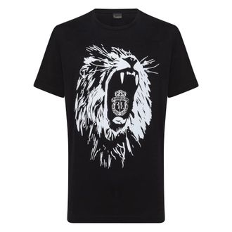 Billionaire Boys Club T-shirt Col Rond SS Lion - Homme - Tops - Noir - Taille: XS
