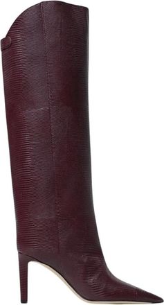 Jimmy Choo London Femme, Chaussures, Rouge, Taille: 35 EU Alizze 85 Knee Bottes
