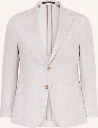 Windsor Windsor. Sakko Giorno Slim Fit Mit Leinen grau