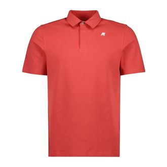 K-Way Rotes Vincelle Polo-Shirt - - Tops - Herren - Rot - S