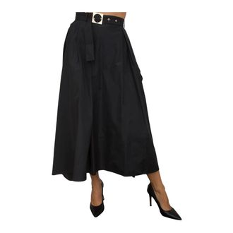 Kocca Femme, Jupes, Noir, Taille: 38 FR Jupe Plissée Noire