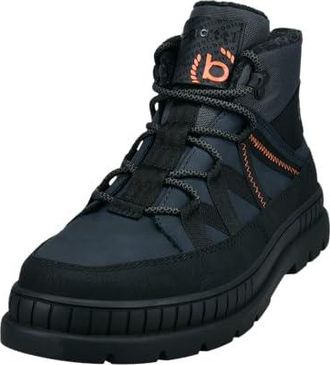 Bugatti Bottes pour homme, doublure froide, bleu foncé, taille 46 EU large, bleu foncé, 46 EU Large