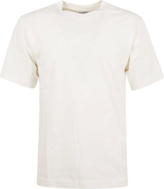 Burberry Homme, Tops, Blanc, Taille: S T-Chemises
