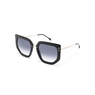 Isabel Marant Schwarze Sonnenbrille mit Originaletui - - Accessories - Damen - Schwarzk - 55 MM