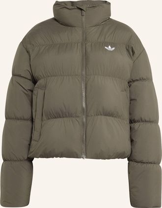 adidas Originals Adidas Originals Jacke, Gef&uuml;ttert, Kurzer Schnitt braun