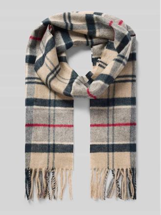 Barbour Schal mit Fransenabschluss Modell Yaxley