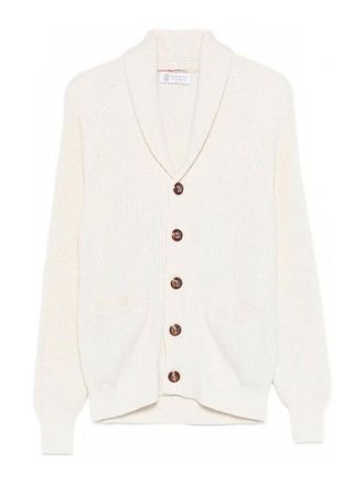 Brunello Cucinelli Cardigan - Blanc