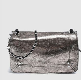 Jerome Dreyfuss Sac Bobi Cuir Lam&eacute; Champagne