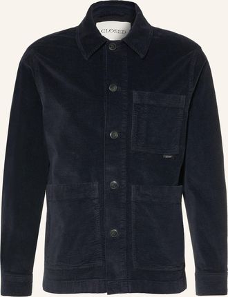 Closed Closed Overjacket Aus Cord blau