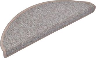 vidaXL Stufenmatten 10 Stk. 65x24x4 cm Hellbraun Halbrund Gro&szlig; Vidaxl