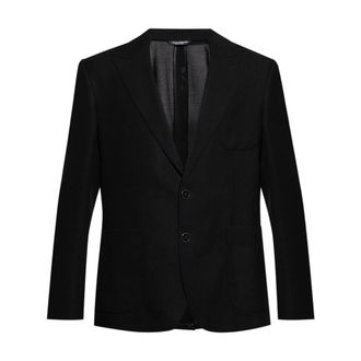 Dolce & Gabbana Homme, Vestes, Noir, Taille: 2XL Veste Portofino