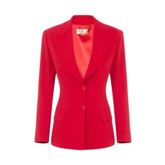Elisabetta Franchi Giacca - - Jackets - Damen - Rot - L