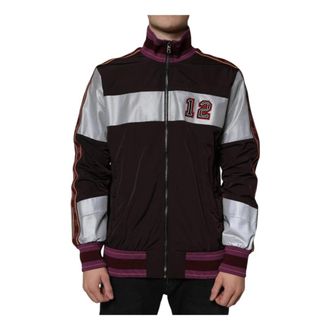 Dolce & Gabbana Bomberjacke mit Logo-Details Multicolor Polyester - - Jackets - Herren - Mehrfarbig - L