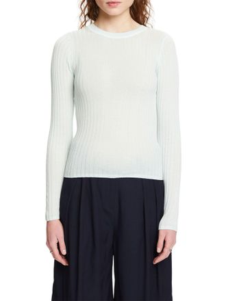 Esprit Damen 024ee1i301 Pullover, 390/Light Aqua Gre, Medium