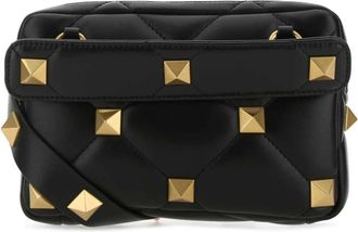 Valentino Garavani Homme, Sacs, Noir, Taille: ONE Size Sac &agrave; main Roman Stud