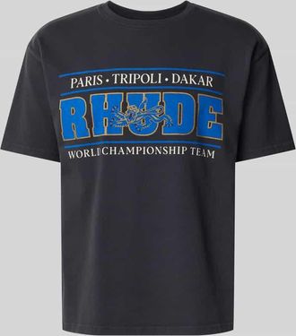 Rhude Relaxed Fit T-Shirt aus reiner Baumwolle